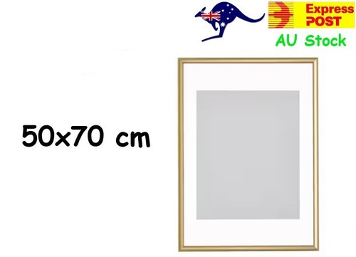 IKEA SILV Gold Fibreboard Picture Photo Frame 50x70cm Art Poster Print ...
