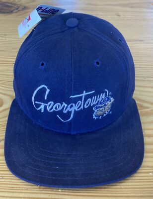 NWT Vintage Georgetown Hoyas Strapback Hat Script Style Cap Pro- Line ...