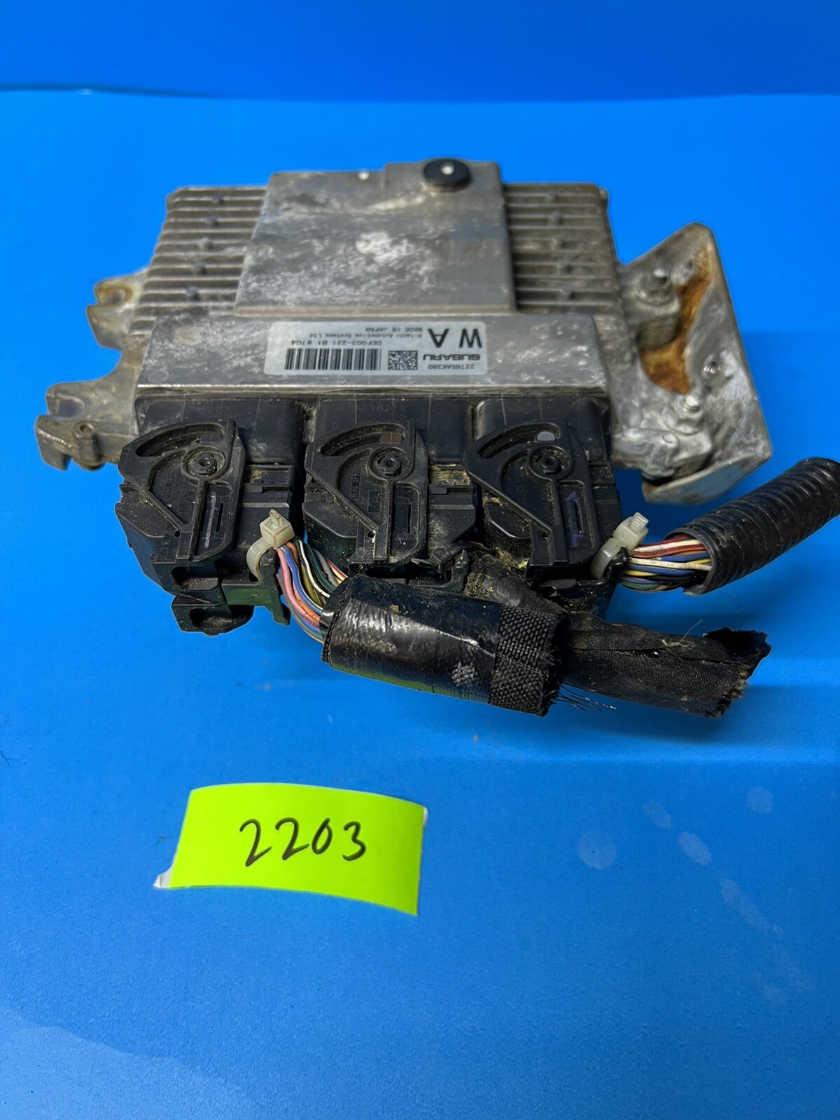 2017 SUBARU WRX ELECTRONIC CONTROL MODULE ECM ECU 2.0L ENGINE OEM ...