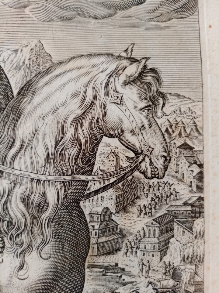 Raffaello Guidi Emperor Galba original burin 1770 antique print | eBay UK