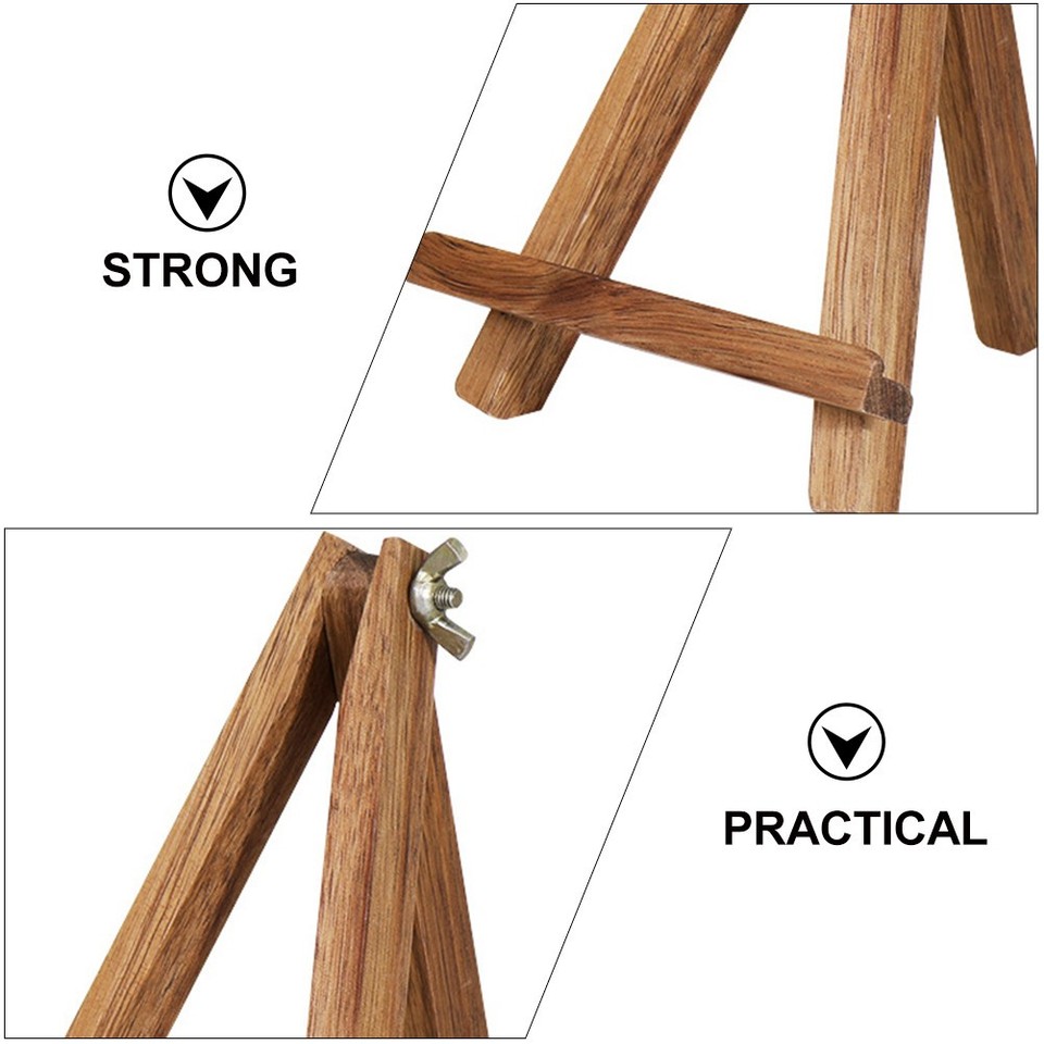 Small Phone Easel Wooden Display Stand Cellphone Holder Desk Tablet ...