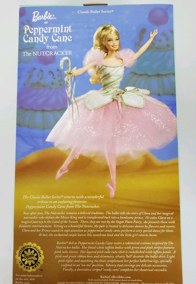 Peppermint Candy Cane Barbie Doll From The Nutrcracker | eBay