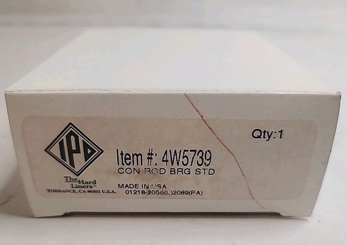 IPD 4W5739 Connecting Rod Bearing STD NOS | eBay