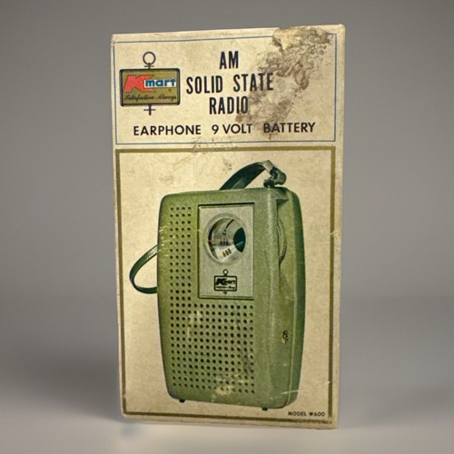 Vintage Kmart Am Solid State Radio- Original Box | eBay