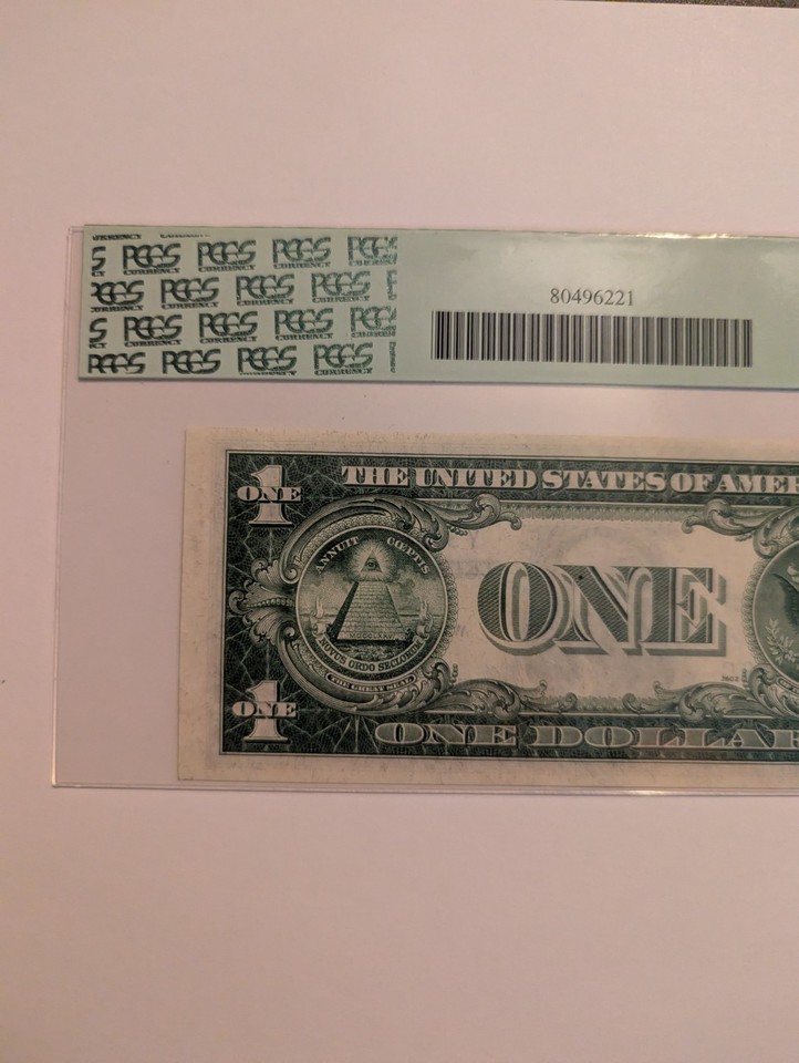 1935A $1 Silver Certificate - PCGS 65 PPQ GEM New - UNC - YC Block - Fr ...