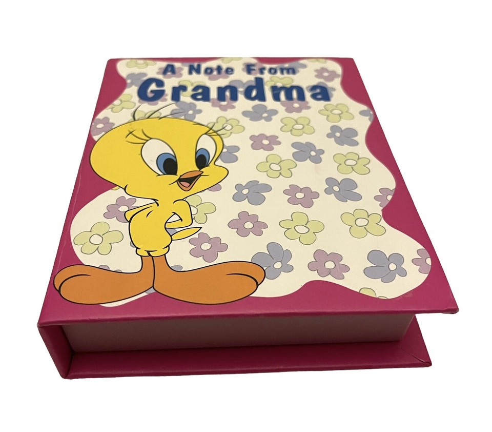 VTG Warner Bros Tweety Bird A Note From Grandma Boxed Stationery Note ...