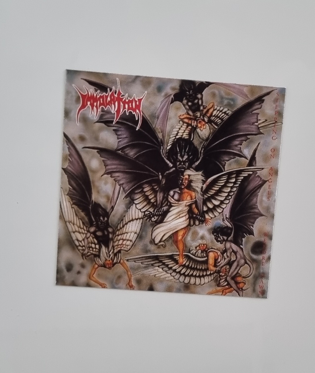 Immolation Fridge Magnet Stepping on Angels before time Morgoth Death ...