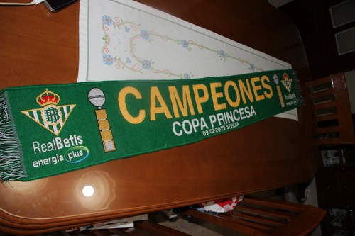 Official Basketball Scarf Real Betis Energía Plus Champion Princess Cup ...