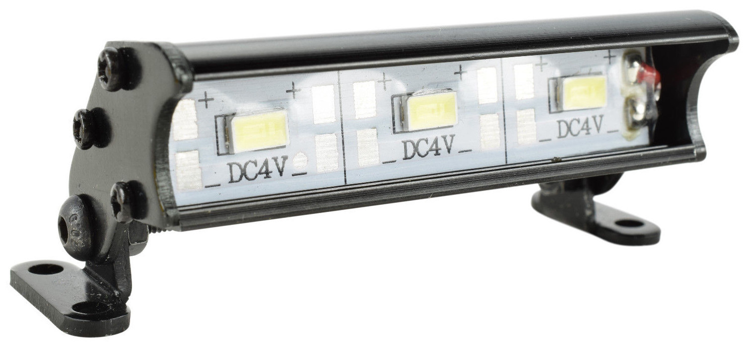 Apex RC Products 3 LED 55mm Aluminum Light Bar - Traxxas 1/16 / ECX Amp ...