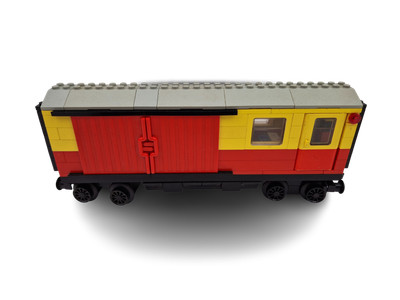 Lego® Eisenbahn Waggon 12V 4,5V TRAIN 7819 Post Container Güter Mail ...