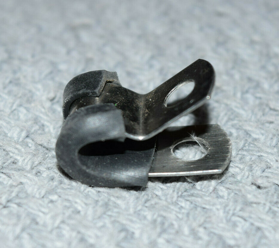 Stainless Steel - 25 Pcs - 3/16" - Brake Line Loop Clamps Cushion ...