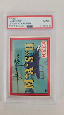 1982 MASH M*A*S*H DONRUSS #18 Jamie Farr Corporal Klinger signed card ...