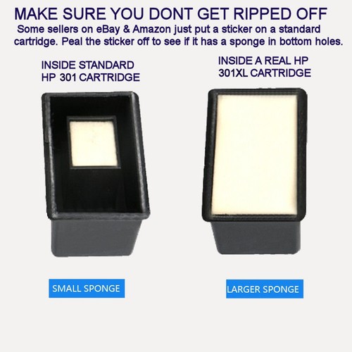 301XL Black & Colour Refilled Ink Cartridge For HP DeskJet 3510 Inkjet ...