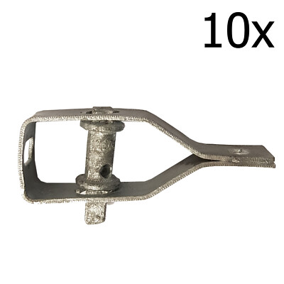 10 x GALVANISED FENCE WIRE STRAINERS TENSIONER RADISSEURS ferrule ...