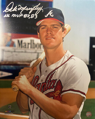 Dale Murphy Signed 16x20 Photo "NL MVP 82,83" Ins COA | eBay