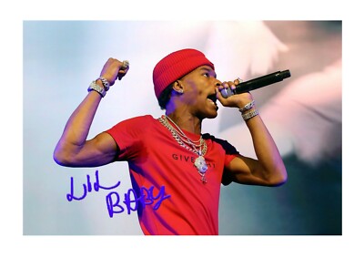 Lil Baby 1 A4 reproduction autograph poster with choice of frame | eBay