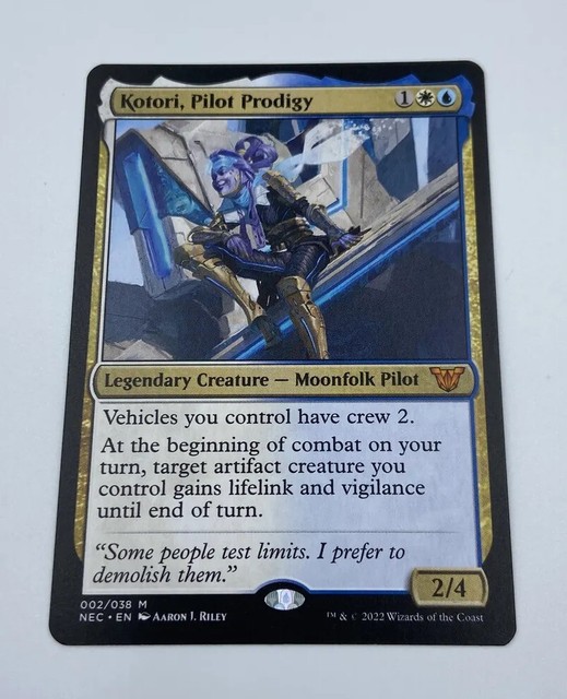 MTG Kotori, Pilot Prodigy Commander: Kamigawa: Neon Dynasty 002/038 ...