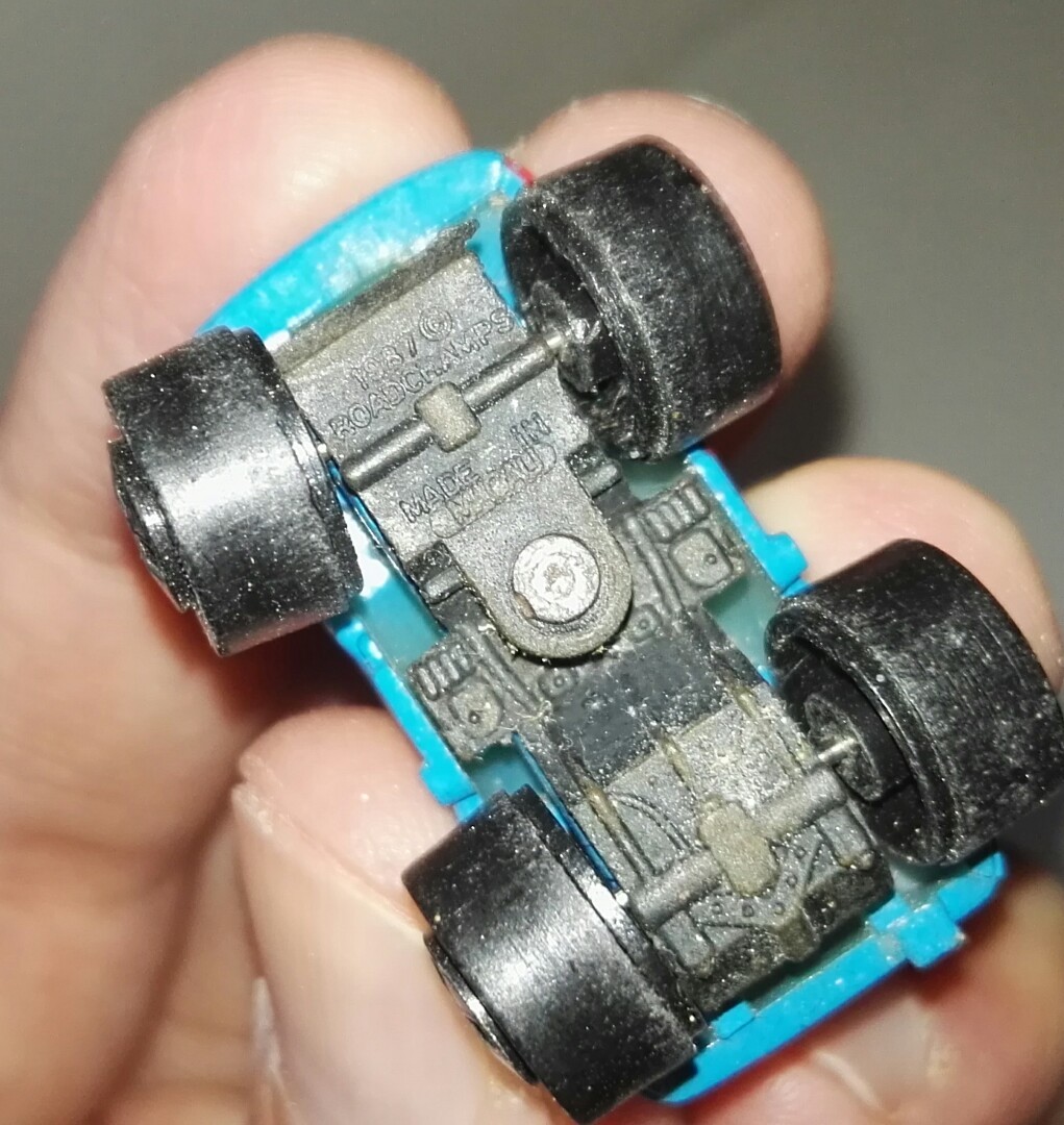 Micro Machines 1987 Road Champs car Porsche 944 Monster Truck blue.Rare ...