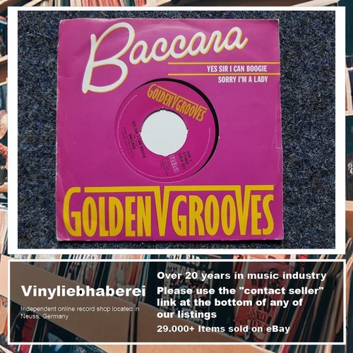 Baccara - Yes sir I can boogie/ Sorry I'm a lady UK 7'' Single DOUBLE ...