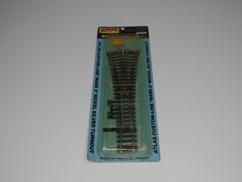 Atlas HO Scale 1:87 #260 Wye Custom Line Mark 2 Nickel Silver Turnout ...