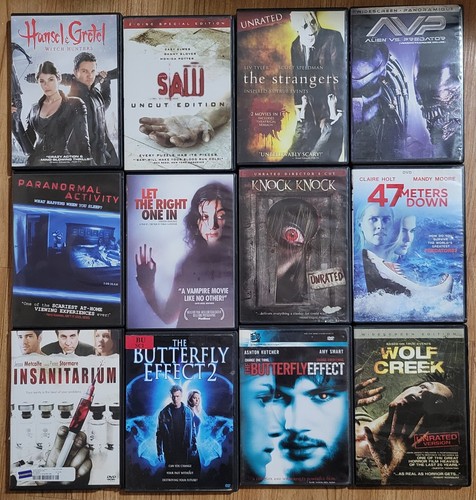 Horror Movie DVD Bundle 12 Movie Lot | eBay