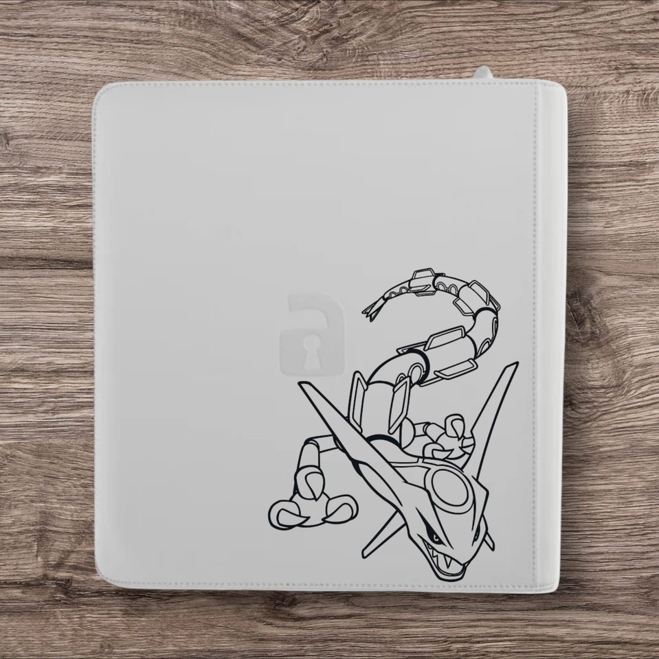 Vault X - 12 Pocket eXo-Tec Zip Binder - White Edition Pokemon Evolving ...