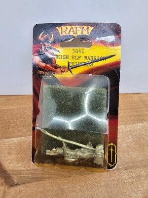 RAFM 3841 High Elf Warrior Princess Miniature D&D Vintage Metal Fantasy ...