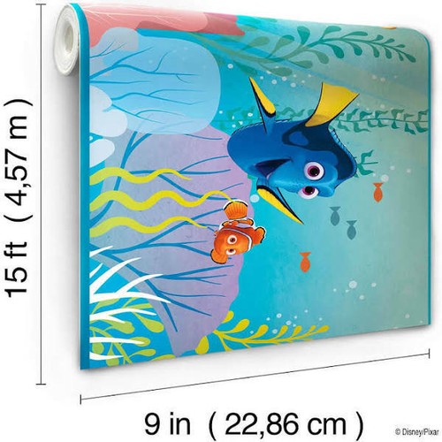 Disney Finding Dory in the Aqua Sea on Sure Strip Wallpaper Border ...