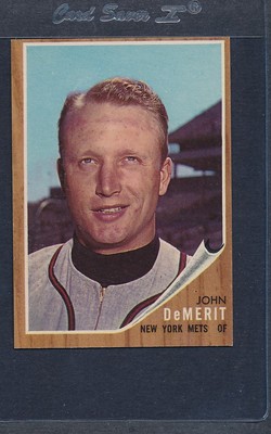 1962 Topps #004 John DeMerit Mets EX *1432 | eBay
