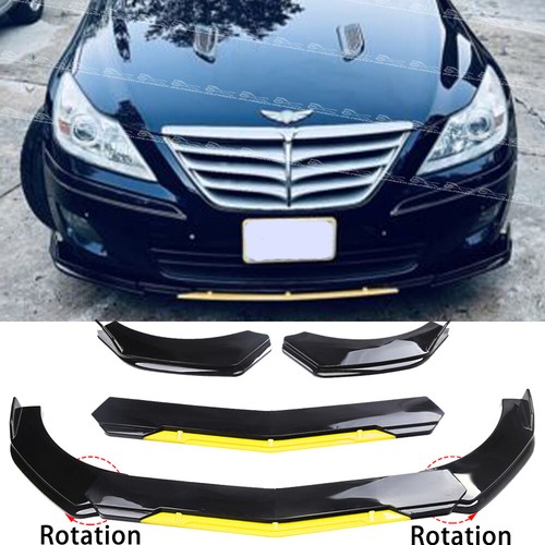 2009-2014 Hyundai Genesis Sedan Glossy Front Bumper Lip Spoiler ...