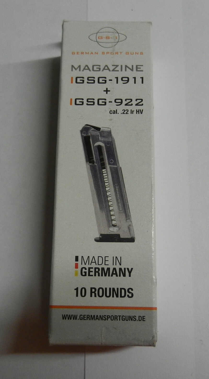 GSG 1911-22 Magazine; Holds 10 Rounds of 22 LR; 1 Mag; 411.01.11 ...