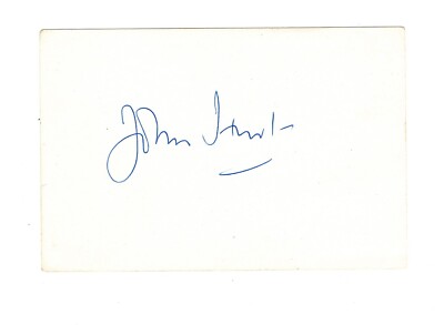 ACTOR JOHN HURT AUTOGRAPH ON CARD | eBay