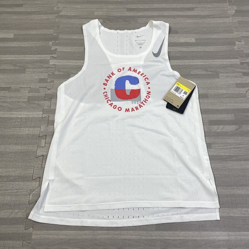 Nike Chicago Marathon 23 AeroSwift Running Singlet Top Mens S FD2692 ...