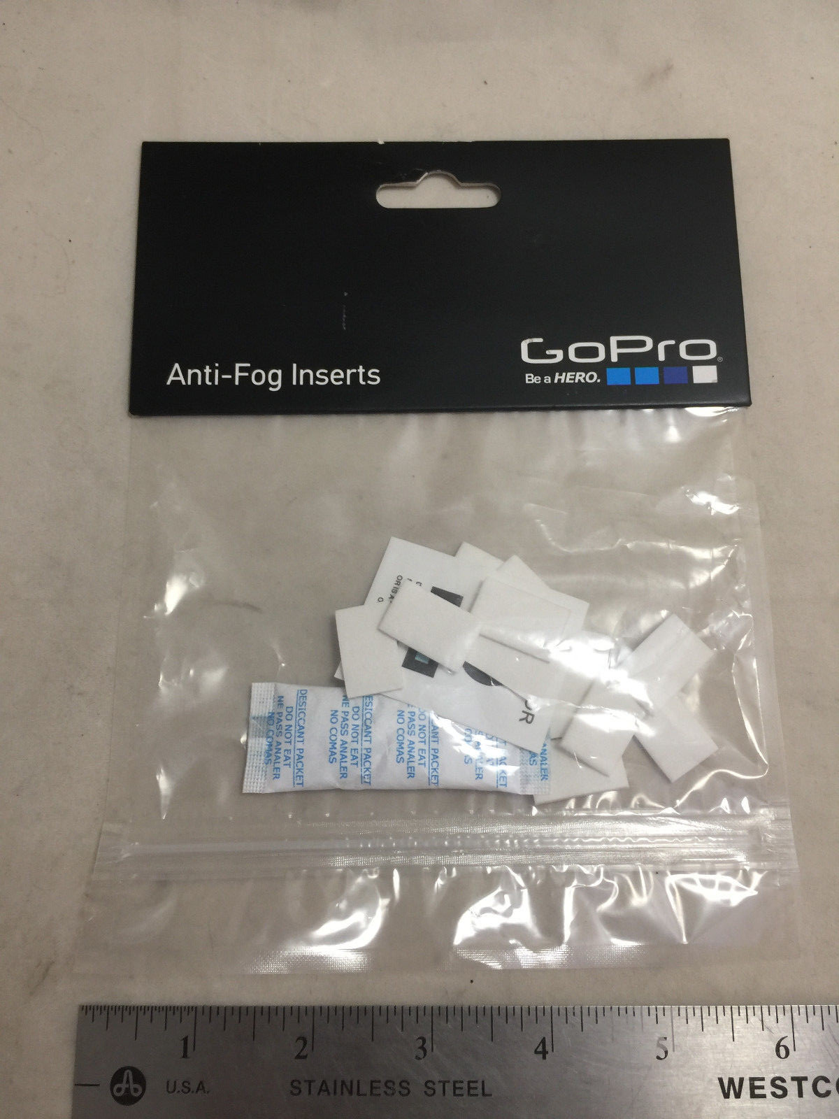 NEW GO PRO GoPro Hero 1 2 3 Anti-Fog Inserts Kit Pack AHDAF-301 G0714A ...