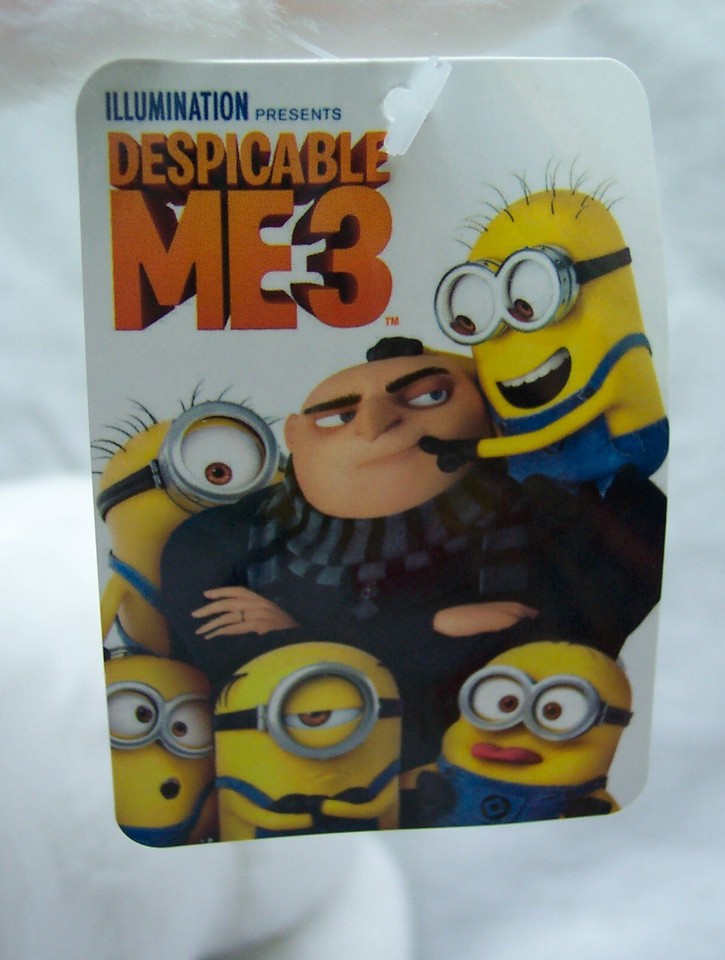 Despicable Me 3 AGNES's LUCKY THE UNICORN GOAT Plush STUFFED ANIMAL NEW ...