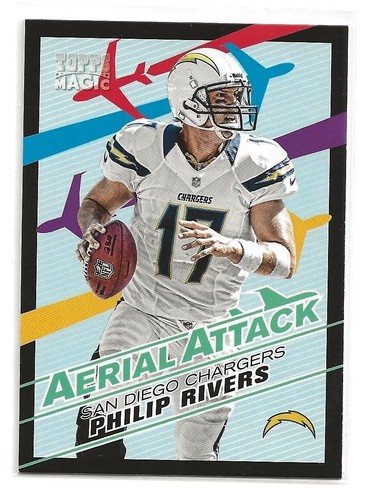 2013 Topps Magic Philip Rivers Aerial Attack Insert Card | eBay