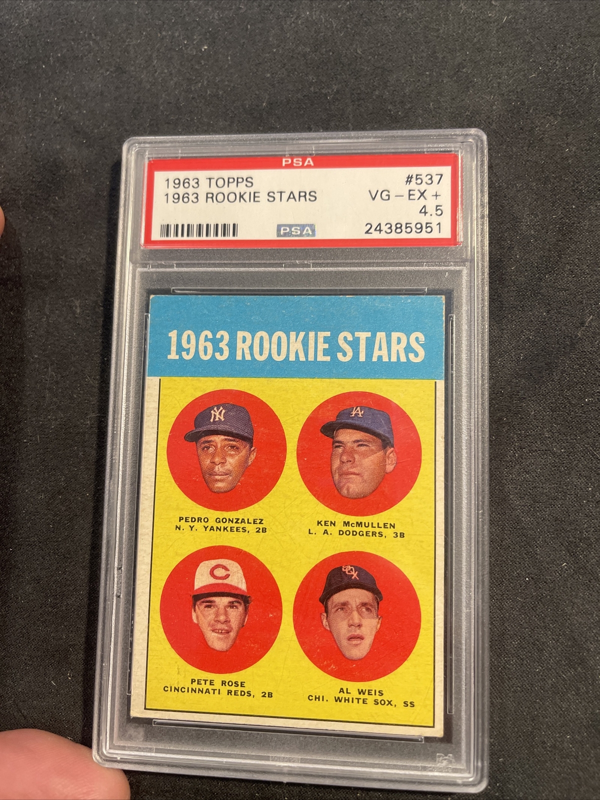 1963 topps 537 pete rose rookie card | eBay
