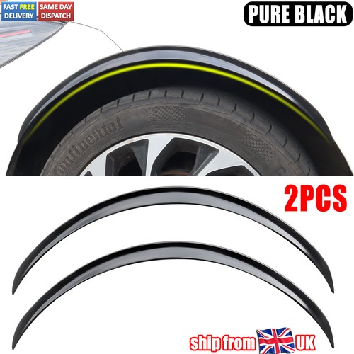 2pcs 29" Universal Car Fender Wheel Arches Flares Guard Extension Wide ...