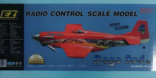 OK Model EZ Radio Control Airplane kit DAGO RED RS F/S FEDEX | eBay