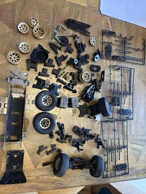 Vintage Tamiya Lamborghini Cheetah 1/12th scale RC chassis parts Kit no ...