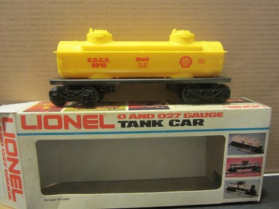 LIonel Shell Two-Dome Tank Car 6310 yellow | eBay