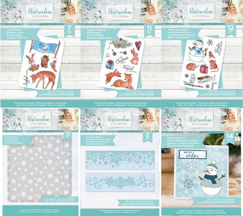 Sara Signature Collection - Watercolour Christmas by Crafters Companion ...