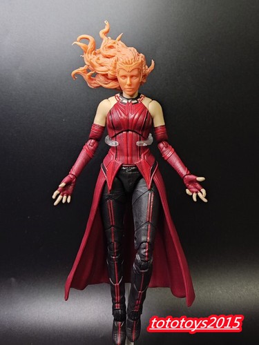 1:12 Unpainted Head Sculpt Scarlet Witch Wanda Fit 6'' ML Soldiers ...