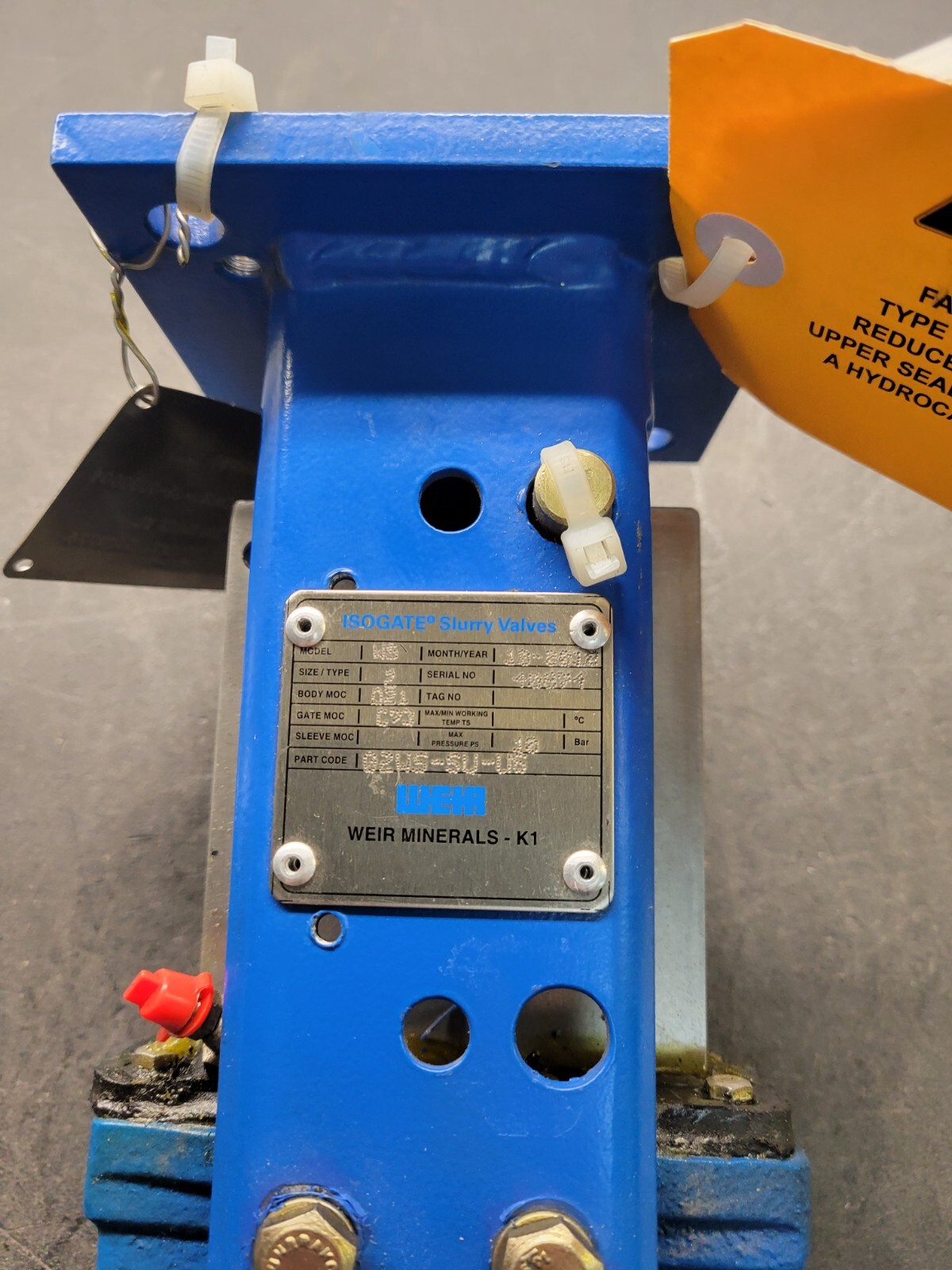 NEW Weir WS Isogate Slurry Valve | eBay