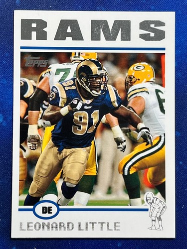 2004 Topps Football #9 Leonard Little St. Louis Rams | eBay