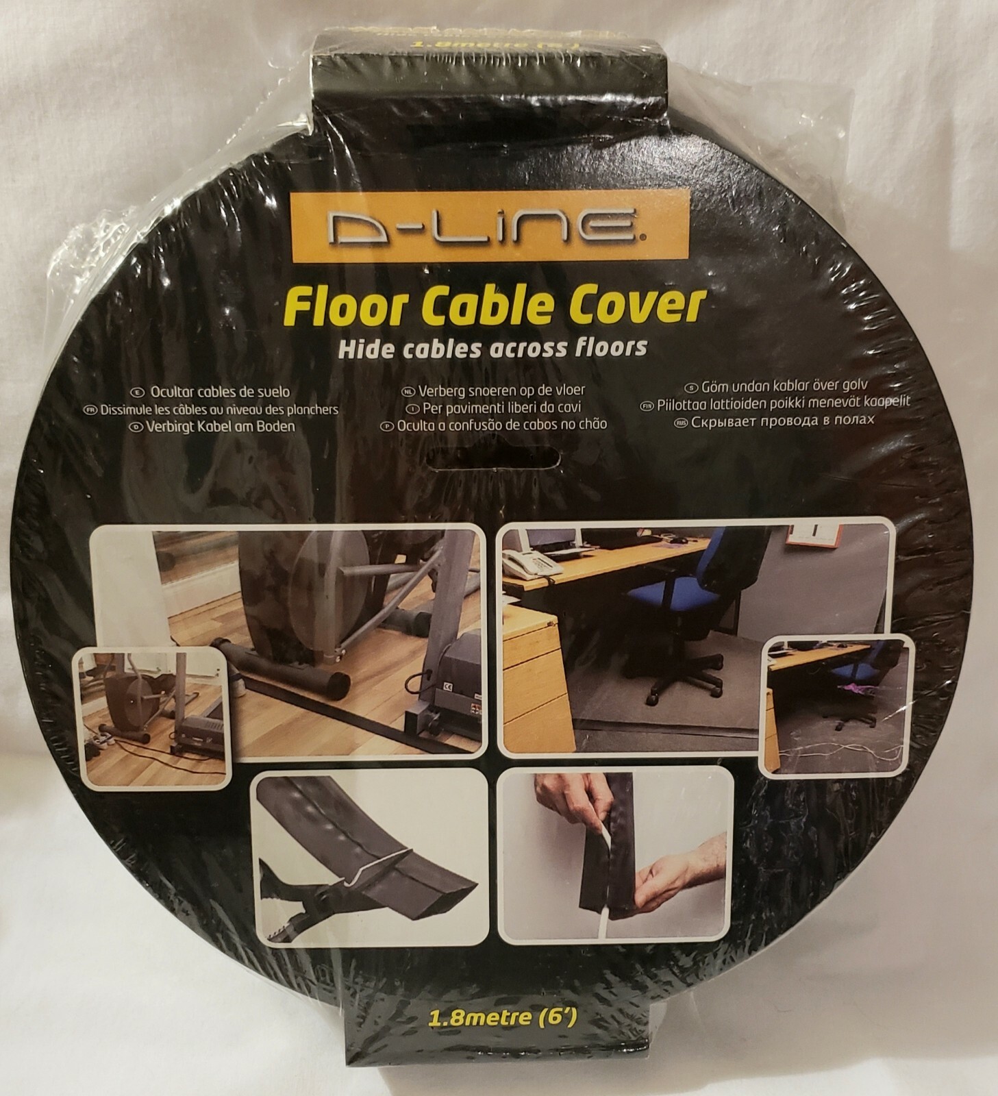 D-Line Floor Cable Covers hide cables across floors - 6’ Long | eBay
