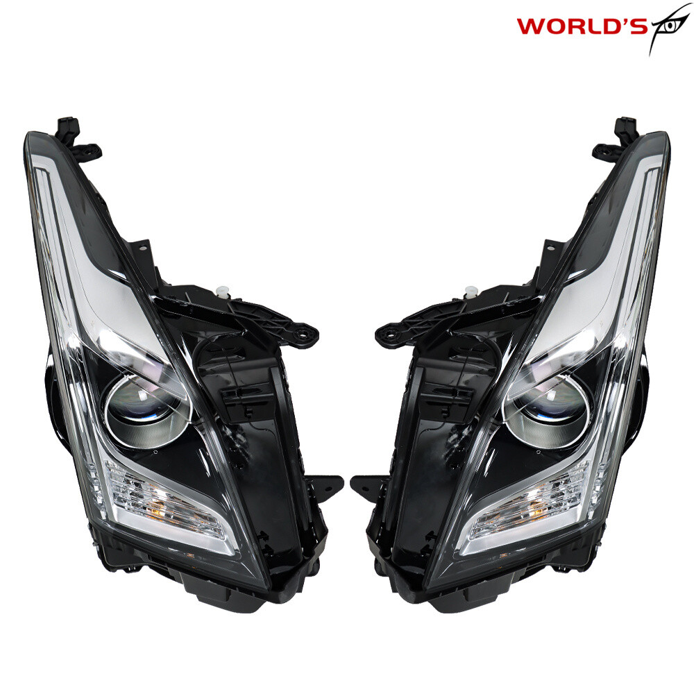 Right+Left Headlight For Cadillac ATS 2013-2018 Halogen Projector ...