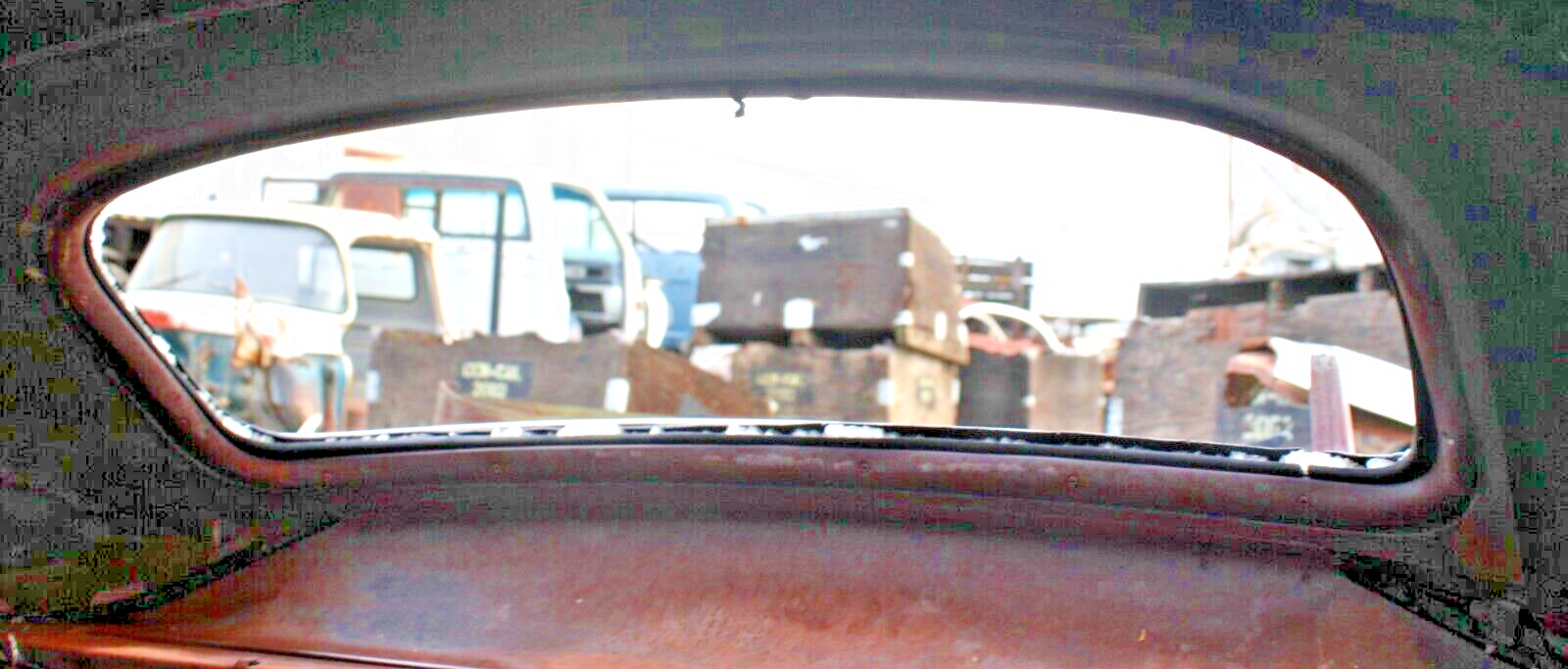 1941 Pontiac Chevy Rear Window Garnish Molding Interior | eBay