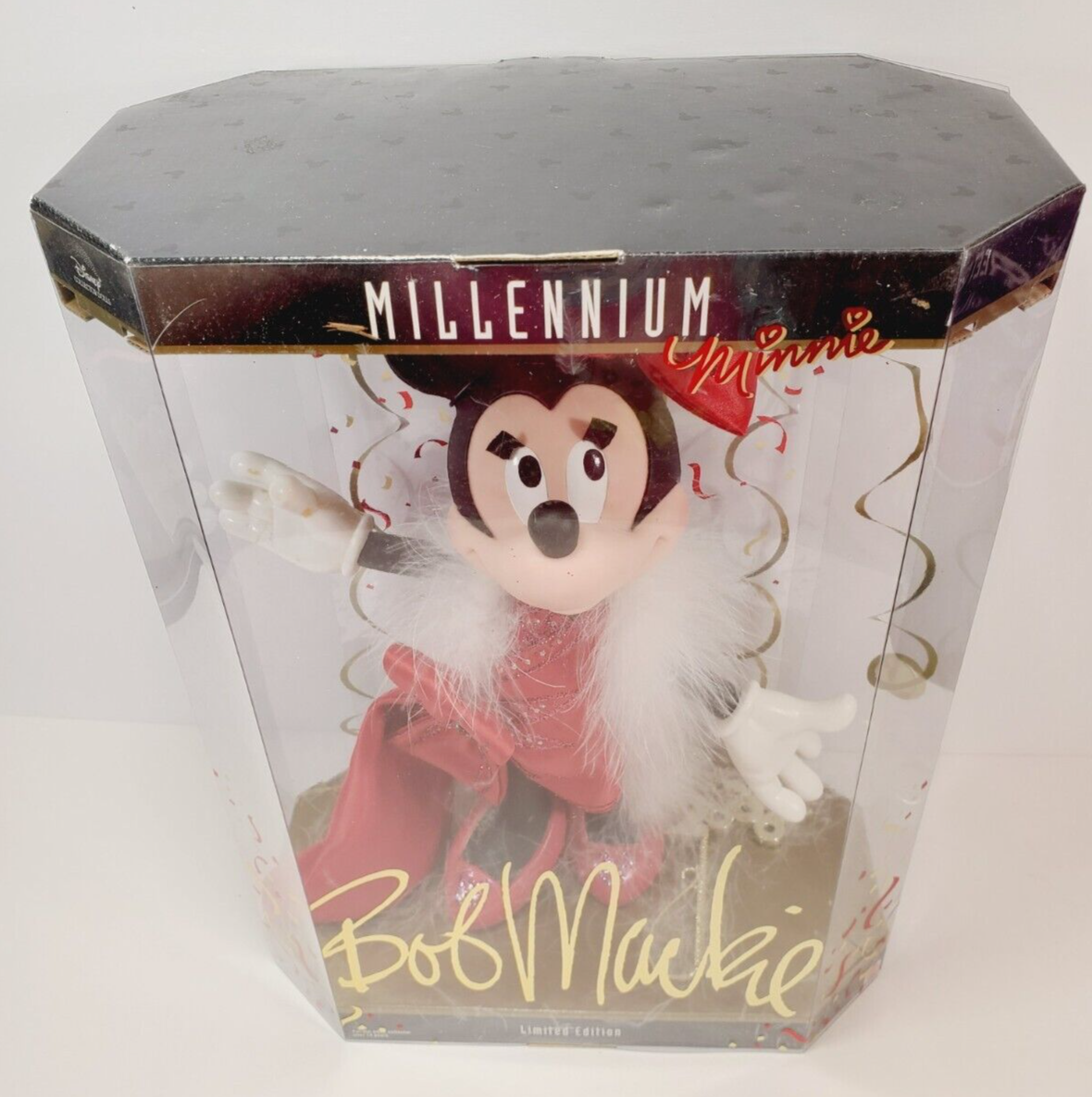 NEW 1999 Disney Bob Mackie Millennium Minnie Mouse Doll Limited Edition ...