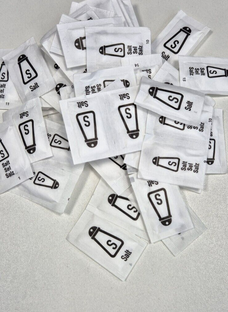 Single Source Salt 1 X 100 Sachets Indyvidually Wrapped | eBay UK